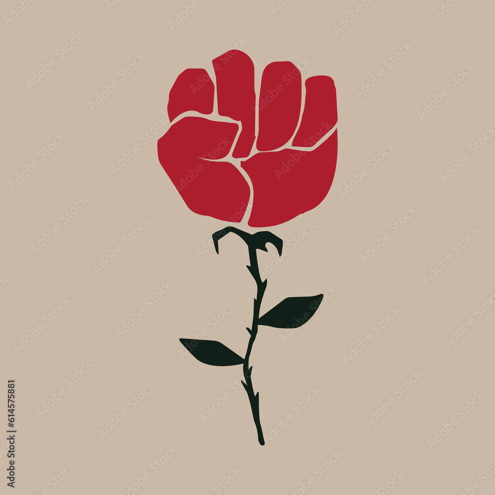 Stop, domestic violence, creative social issue, flat illustration ...