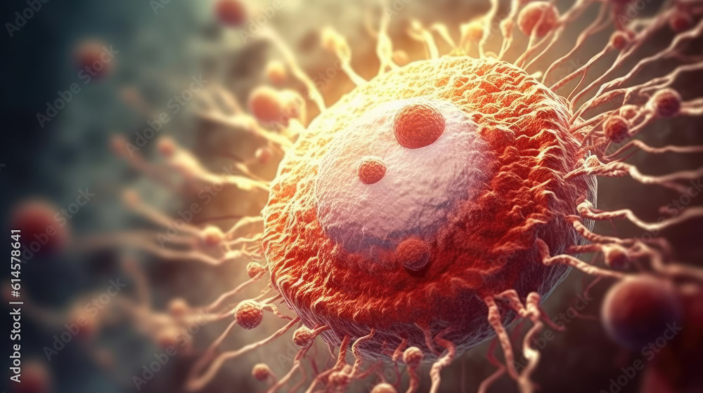 An illustration of white blood cells that attack harmful pathogens in ...