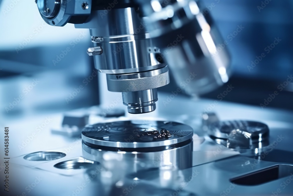 Laboratory for forensic examination with instruments. Background with ...