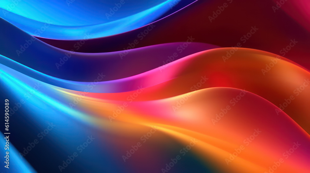 A realistic background design with bright and colourful elements. The ...