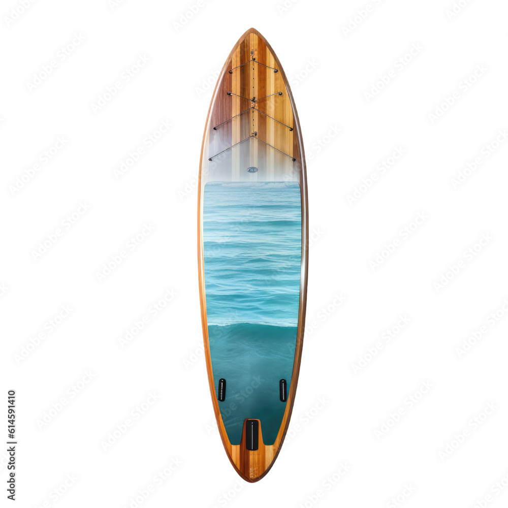 paddleboard isolated on a transparent background, generative ai Stock ...