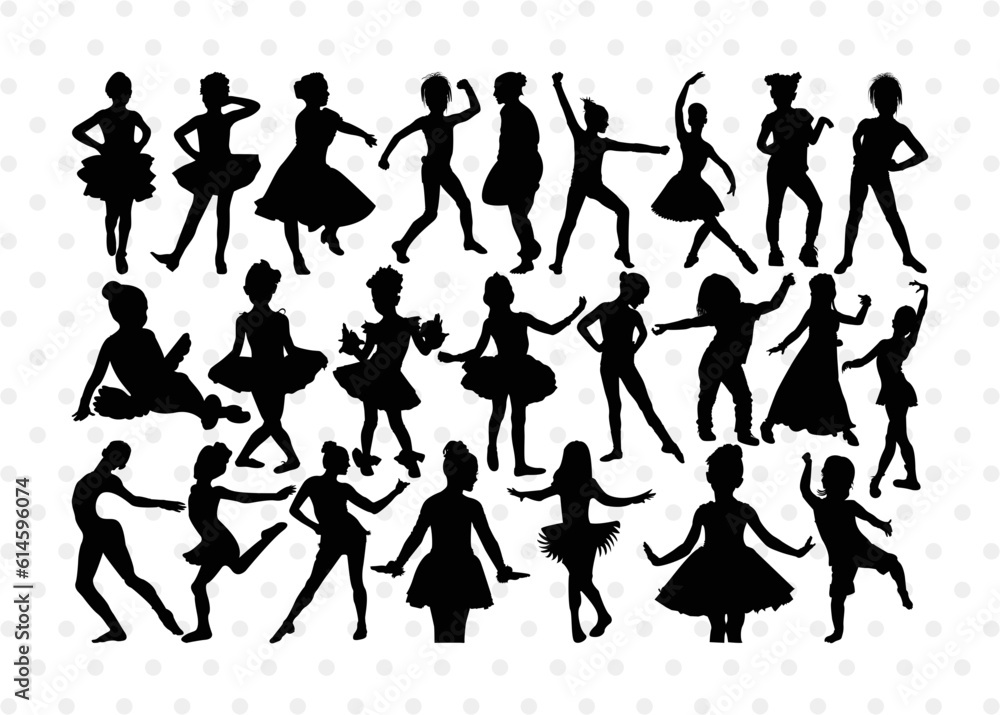 Baby Dance Silhouette, Baby Dance SVG, Ballerina Svg, Ballet Svg ...