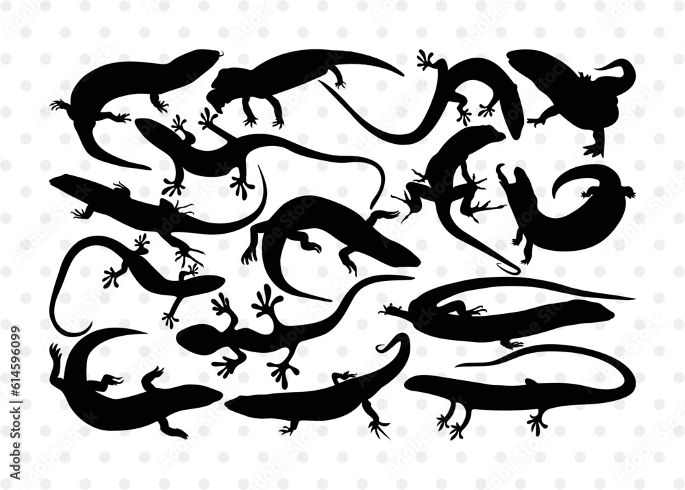 Skink Silhouette, Skink SVG, Skink Reptile Svg, Skink Lizard Svg, Skink ...