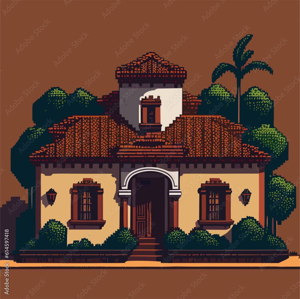 Spanish Colonial Revival House: captivating, hacienda-style. Embraces ...