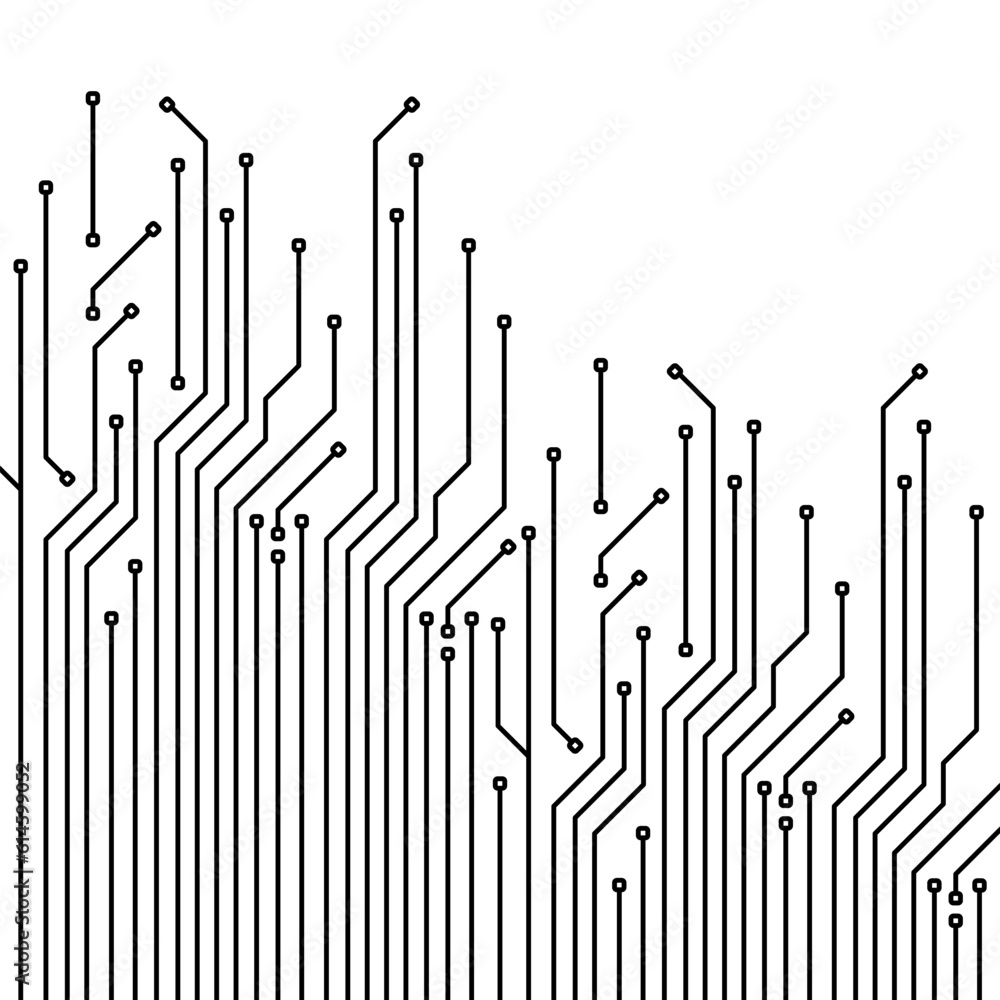 electric circuit board background. electric circuit board vector. digital electrical circuit ...