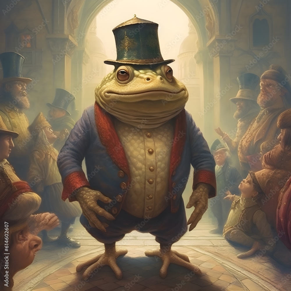 Generative AI, Prince, Toad, Fairy tale, Bedtime story, Humanoid ...