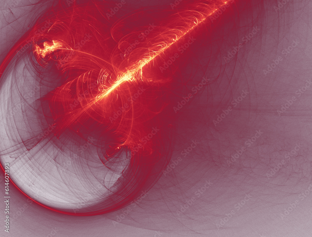 Transparency red abstract background, science fiction illustration ...