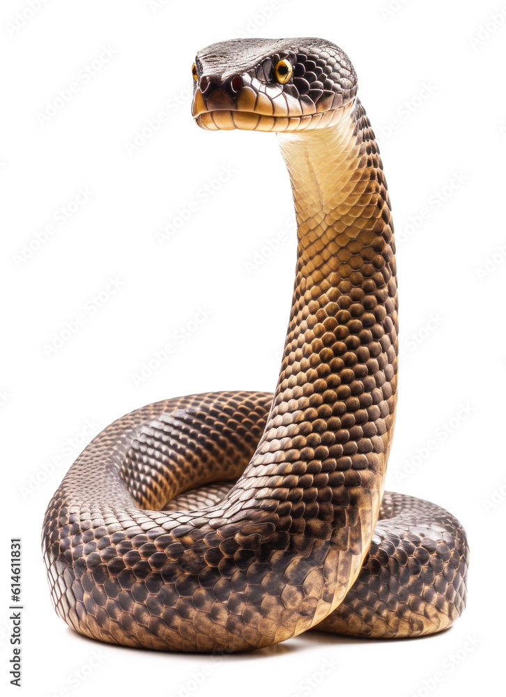 Snake Isolated on Transparent Background - Generative AI Stock ...
