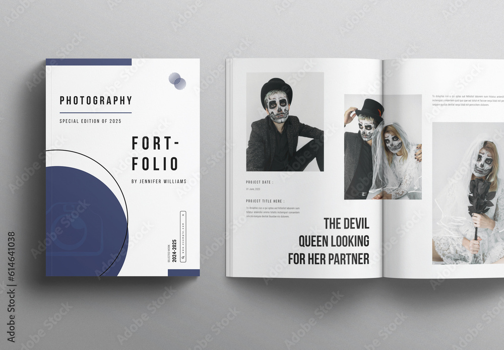 Photography Portfolio Template Stock Template | Adobe Stock