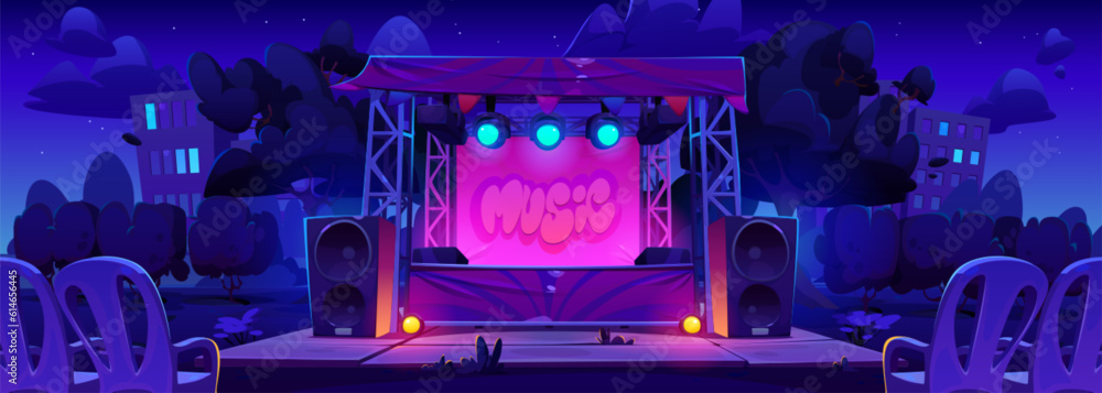 Cartoon Concert Stage
