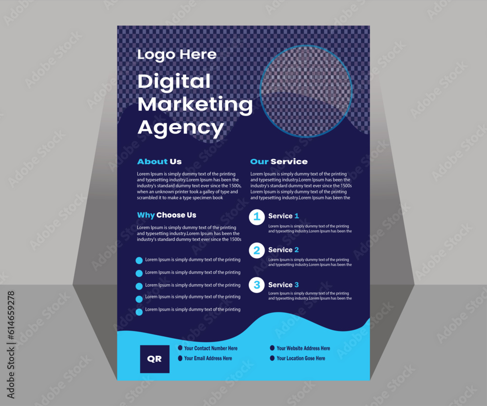 Corporate design flyer template design flyer 3 in 1 design business ...