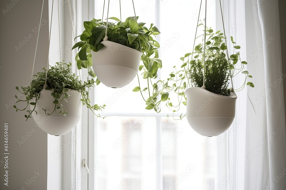 Indoor Hanging plants at home. Trailing and Hanging House Plants on ...