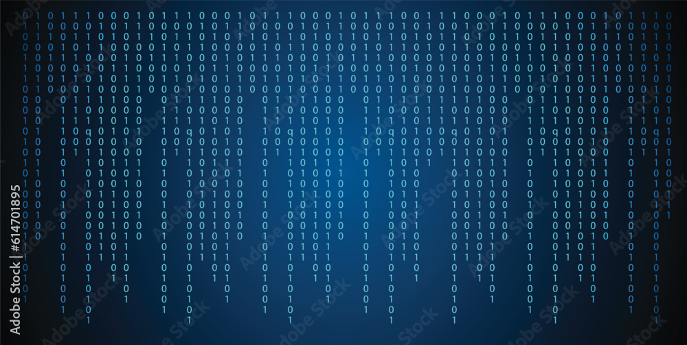 sfondo codice binario, informatica, digitale, codice, dati Stock Vector | Adobe Stock