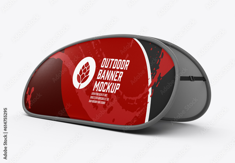 Pop-up Banner Mockup Stock Template | Adobe Stock