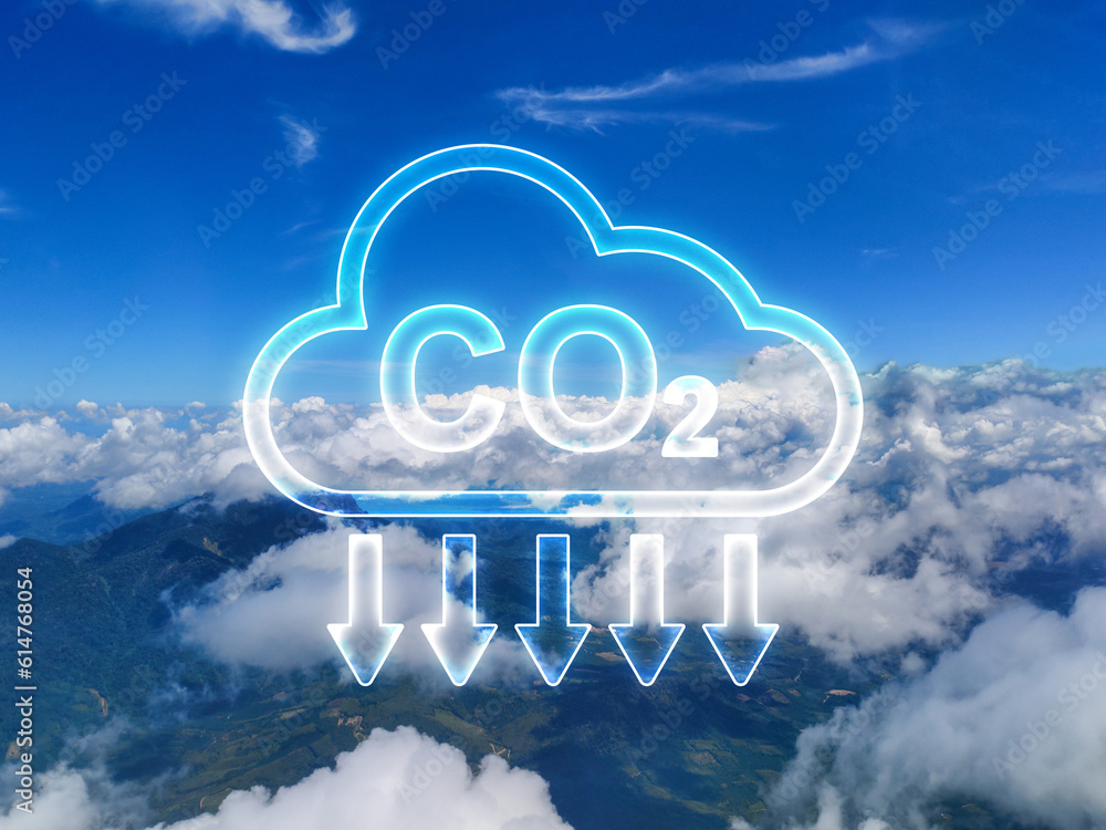 Reduce CO2 emissions, global warming Net zero greenhouse gas emissions ...