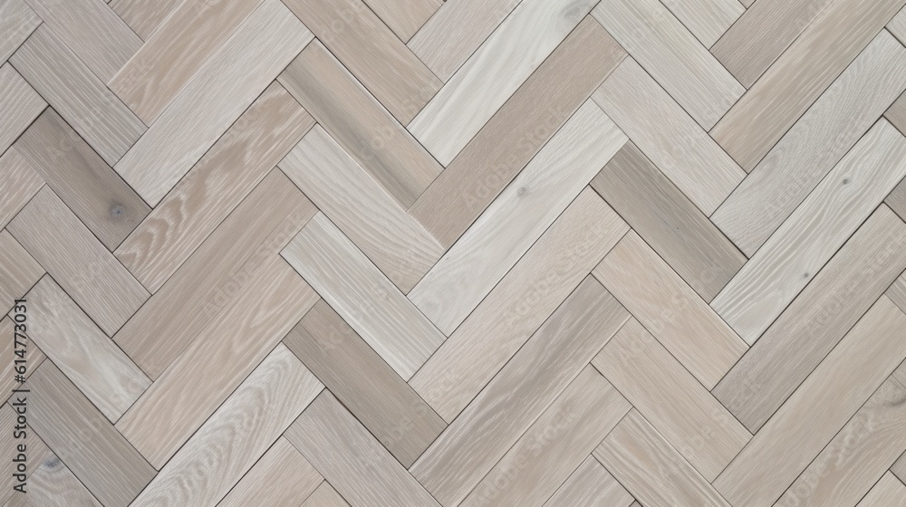 White oak wooden floor background. Herringbone pattern parquet backdrop ...