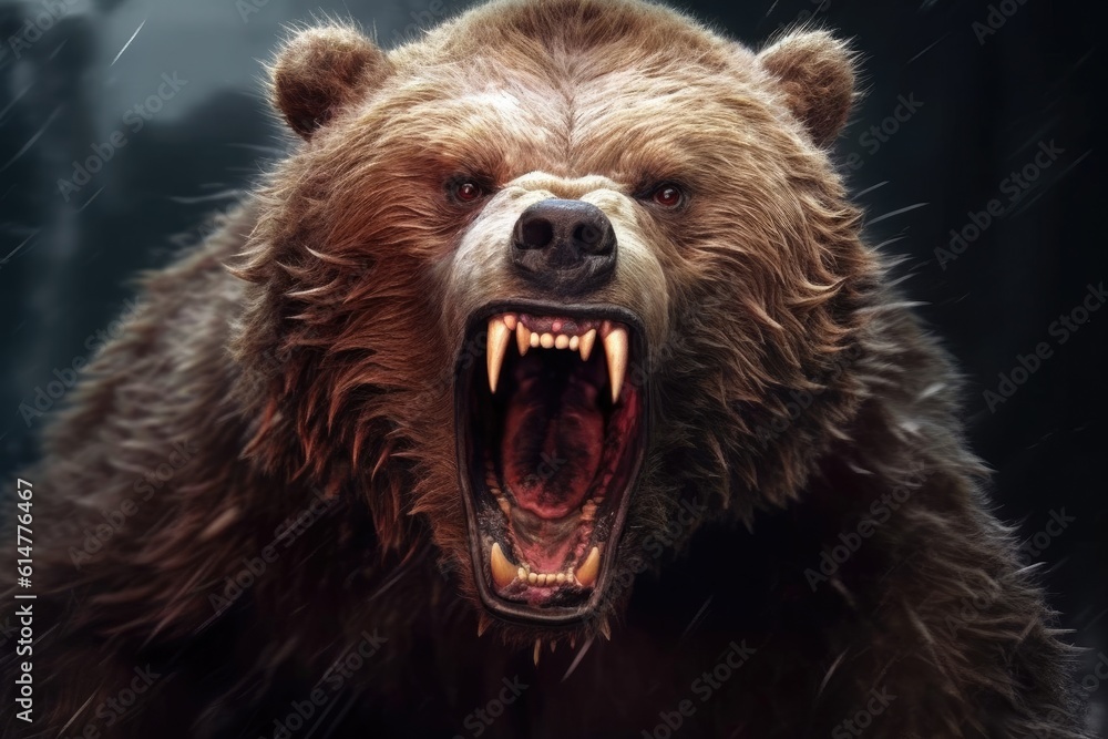 A ferocious bear symbol of the Medo-Persian empire Daniel Biblical ...