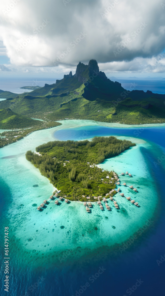 Experience the stunning allure of Bora Bora, a tropical oasis nestled ...