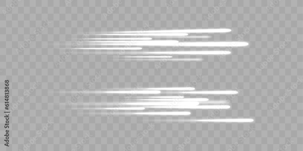 Vector comet with large dust. Falling Star. Glow light effect. Vector ...