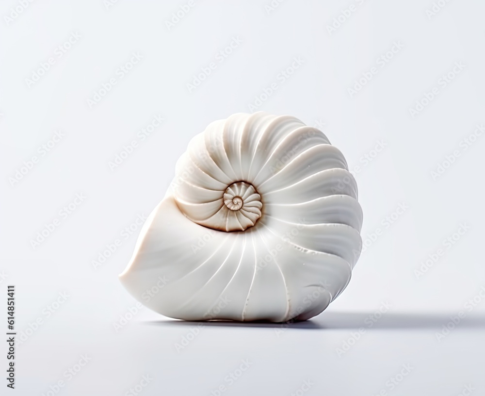 Isolated shells with white Background. created with Generative AI ...