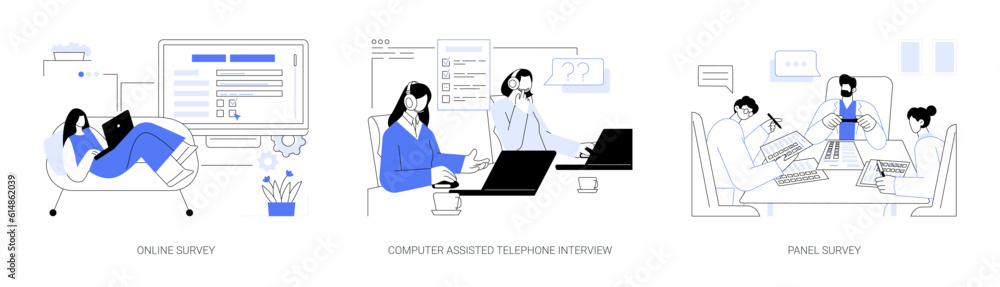 Social science abstract concept vector illustrations. Stock Vector ...