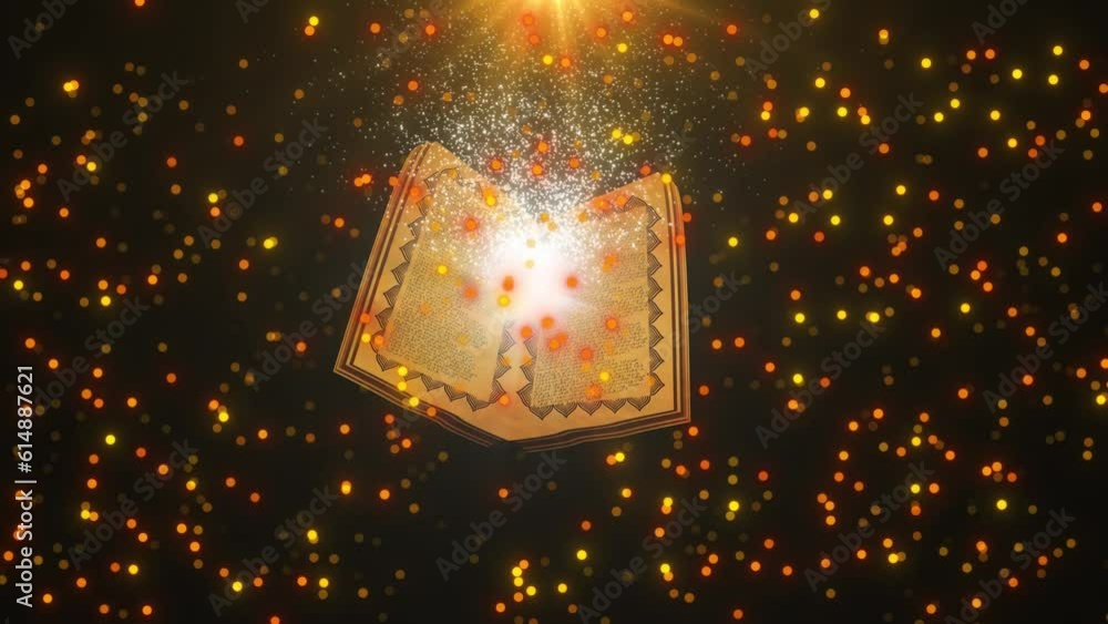 Islamic Quran Animation Background. Islamic Book, Holy Quran Animation ...