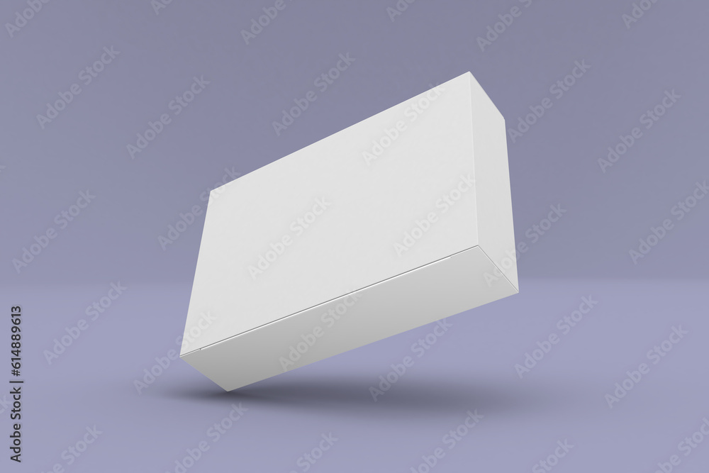 Rectangular pill blister box, packaging template for product design ...