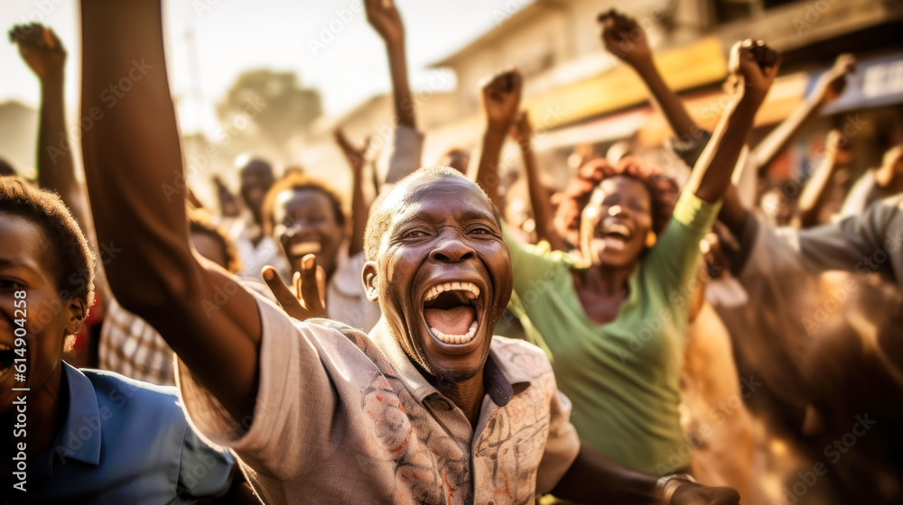 Protests in African countries. Overthrow of the government and military ...