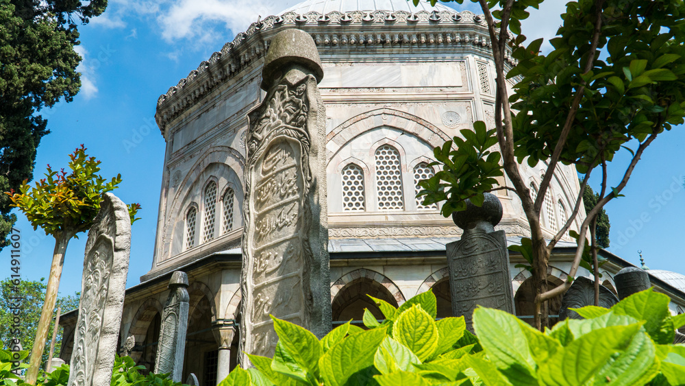 Mausoleum of Sultan Suleyman the Magnificent in Istanbul Turkey. Kanuni ... Mausoleum of Sultan Suleyman the Magnificent in Istanbul Turkey. Kanuni ...