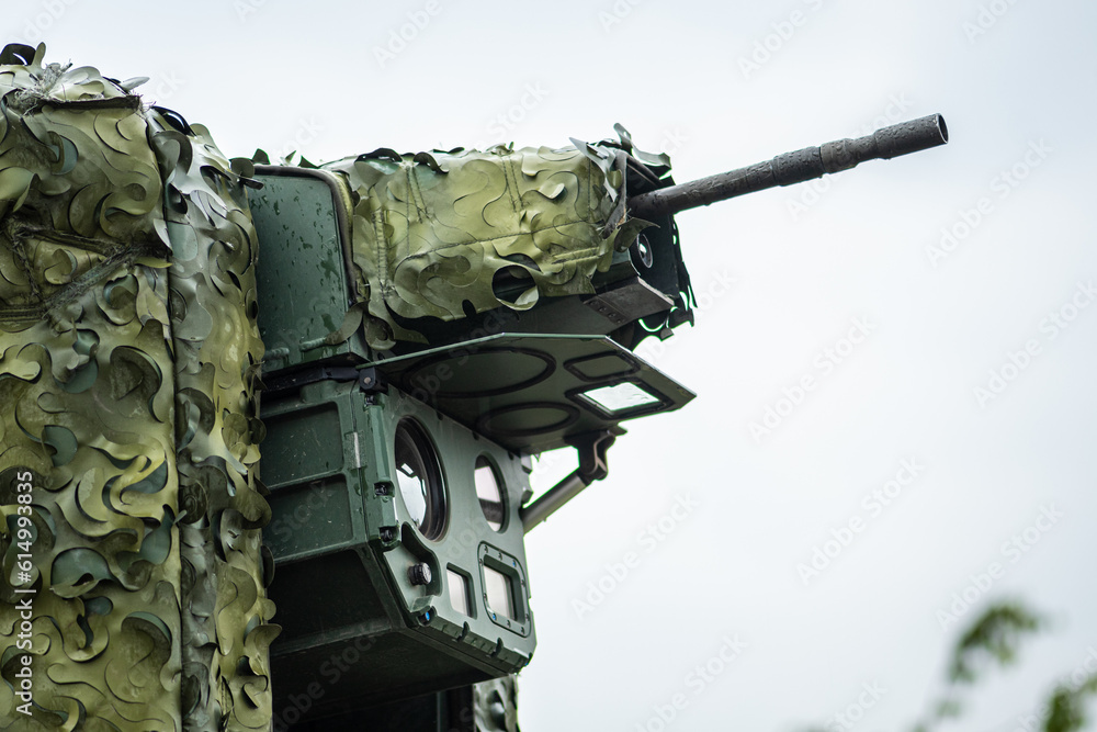 Anti-drone laser system trialed on a Stryker combat military vehicle ...