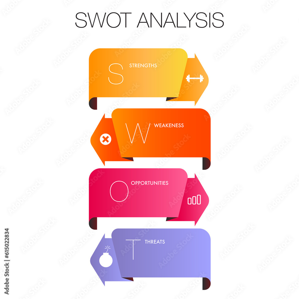 Infographic template for swot analysis for marketing can apply diagram ...