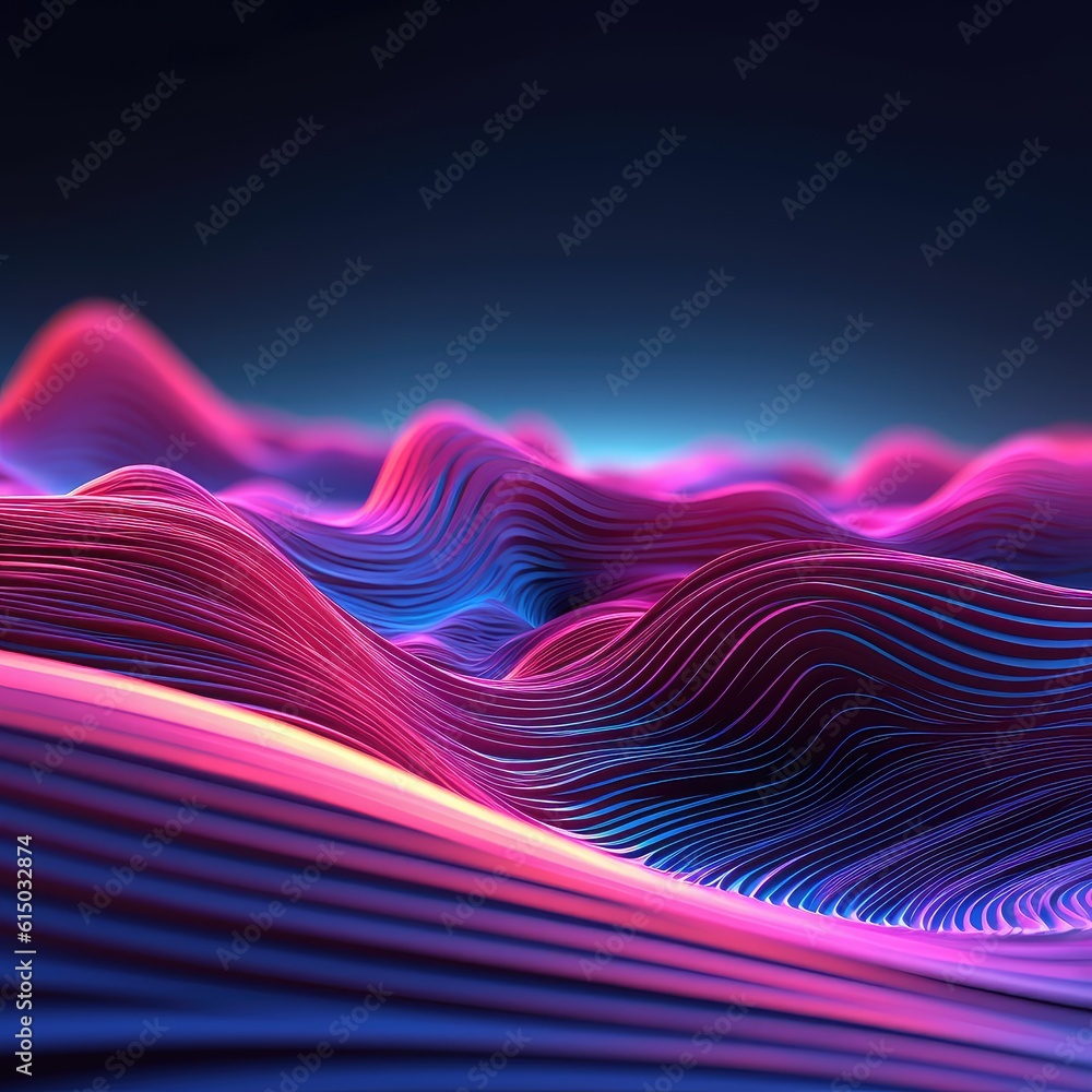 ภาพประกอบสต็อก Modern line effect for banners technology background ...