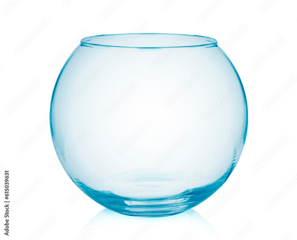Empty fish bowl isolated on white background Stock Photo | Adobe Stock