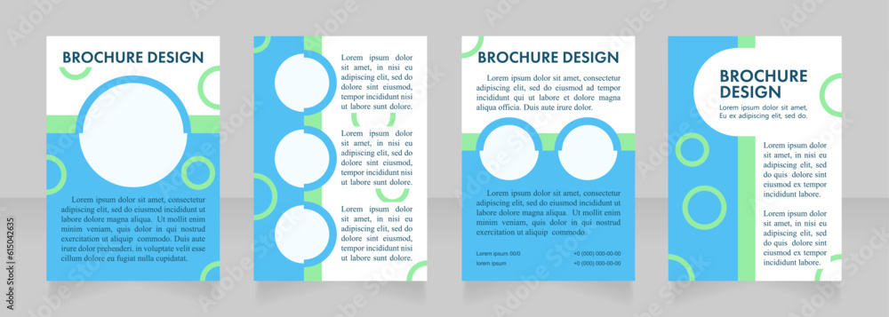 Advertising swimming pool blank brochure layout design. Spa promotion ...