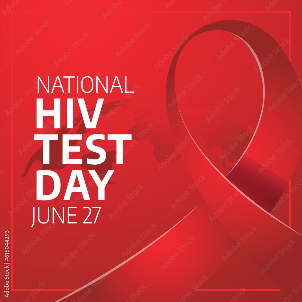 vector graphic of National HIV Testing Day good for National HIV ...