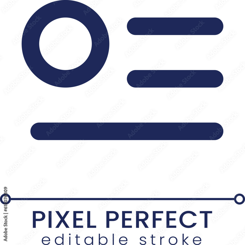 Menu notification pixel perfect linear ui icon. Messenger. Software settings update. GUI, UX ...