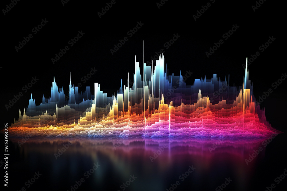An image of a soundwave expanding and reverberating, signifying the ...