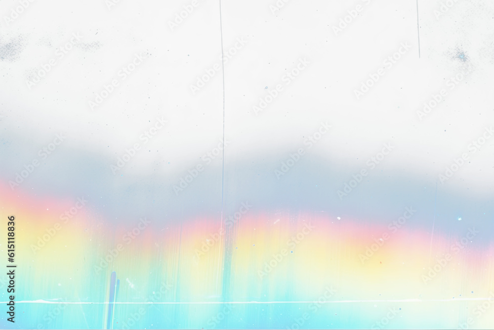 Film distressed background with rainbow leak effect. Abstract grunge ...