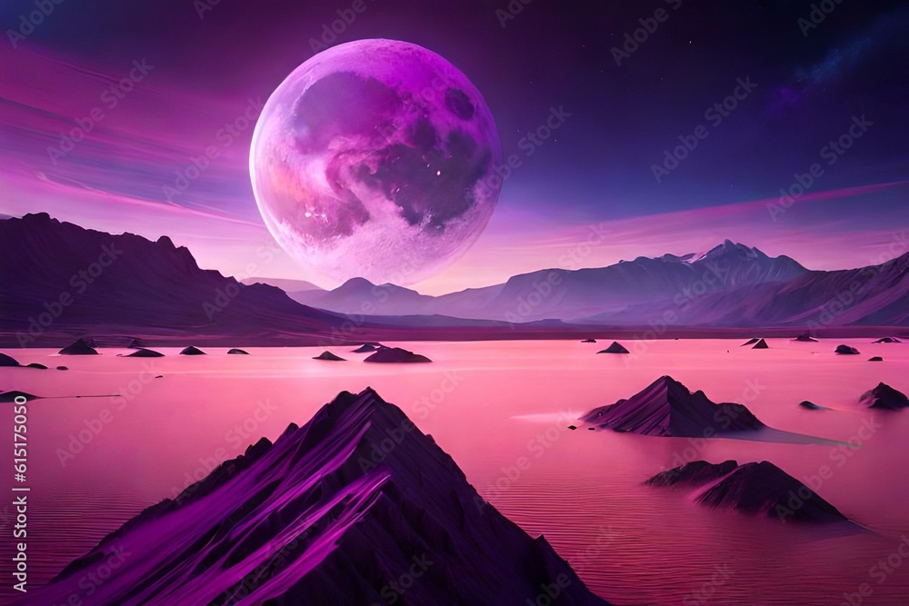 Embark on an otherworldly journey with this captivating stock ...