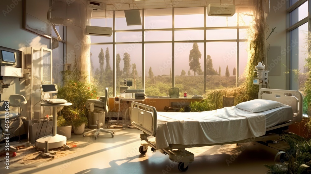 Cutting-edge modern hospital facility equipped with state-of-the-art ...