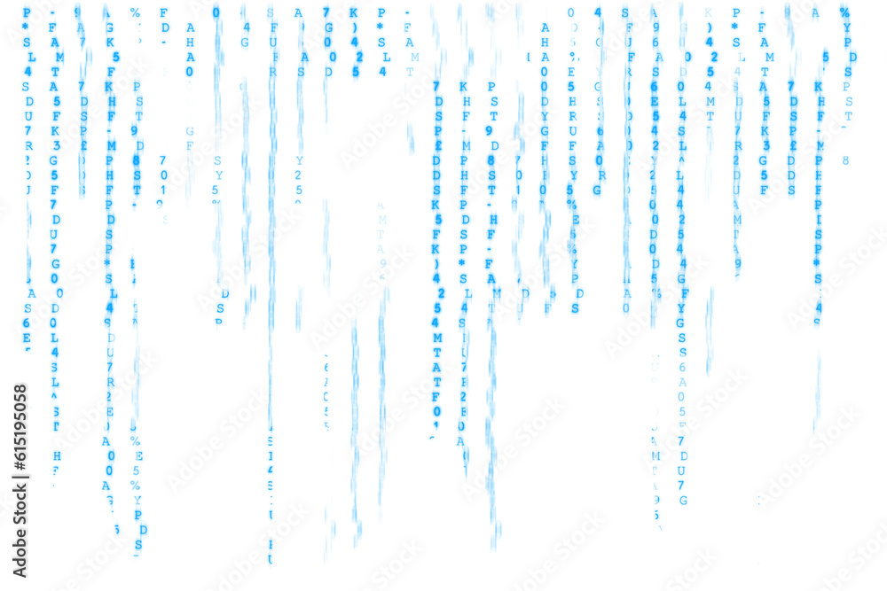 Digital png illustration of rows of blue letters pattern on transparent ...