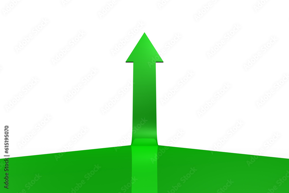 Digital png illustration of green arrow pointing up pattern on ...
