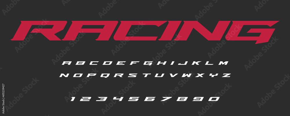 Racing lettering vector graphic apparel clothing prints eps svg png ...