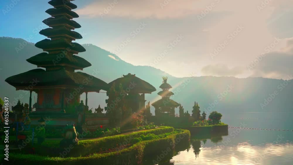 Bali temple Ulun Danu Beratan iconic Lake Temple, is both a famous ...