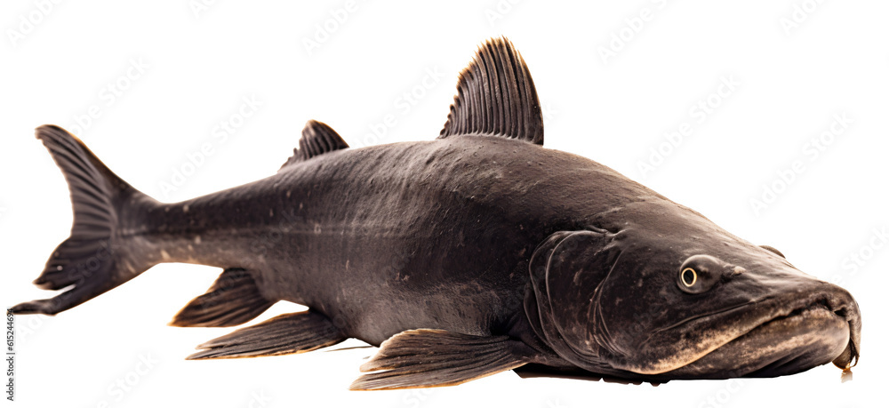 Catfish isolated on the transparent background PNG. AI generative ...