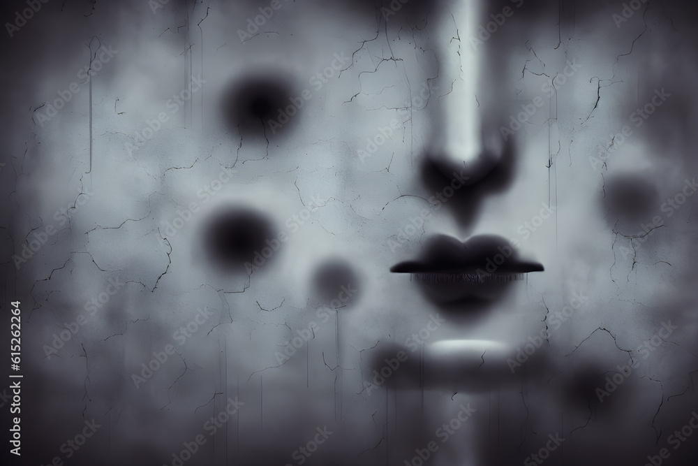 Dark depression mental illness background created with generative ai ...
