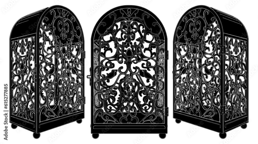 Cage Vector. Illustration Isolated On White Background. A Vector ...