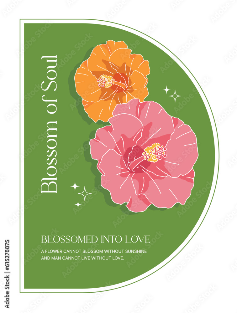 A simple and trendy style card, invitation, panel design frame ...