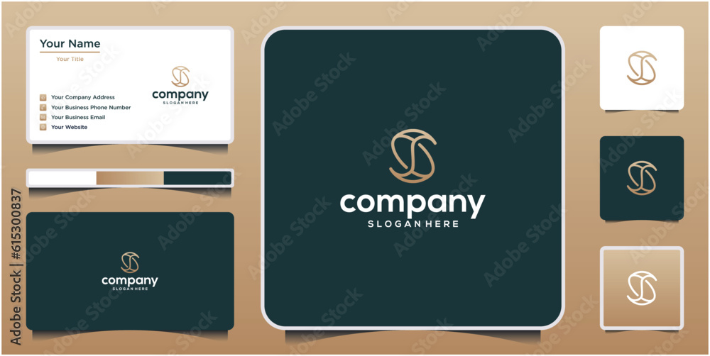Vector letter s logo design with beauty concept premium vector Stock ...