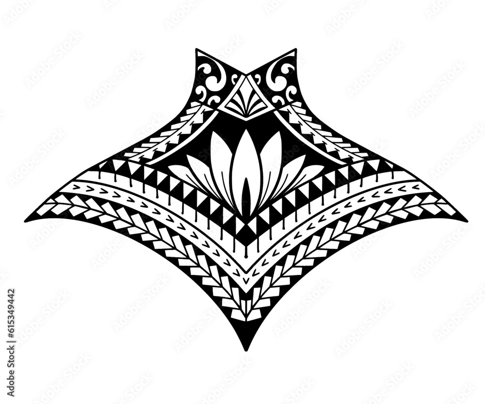 Stingray polynesian tattoo design. Aboriginal samoan style ...